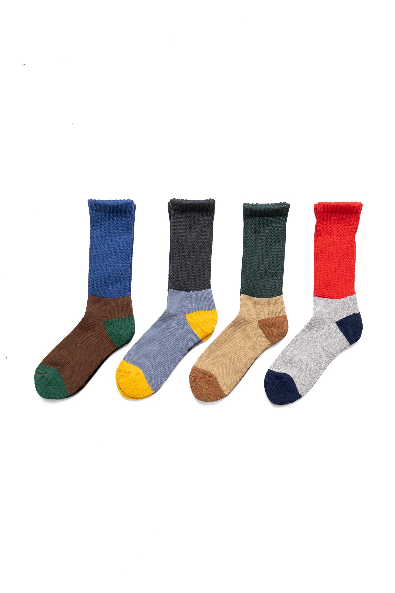 ROTOTO Multi Loose Pile Socks – BLUE IN GREEN SOHO